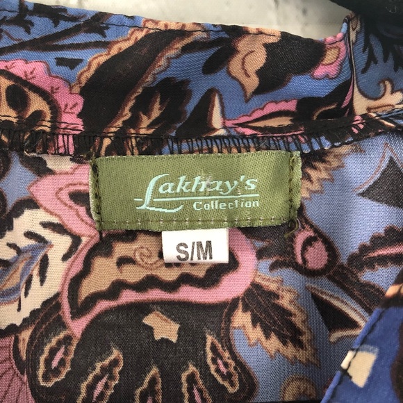 Lakhay’s Collection | Tops | Lakhays Collection Paisley Top Sm | Poshmark